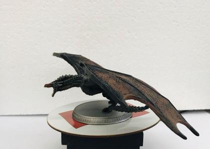Miniatura Drogon Black Dragon Game Of Thrones Edição 3 - Eaglemoss ...