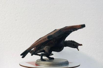 Miniatura Drogon Black Dragon Game Of Thrones Edição 3 - Eaglemoss ...