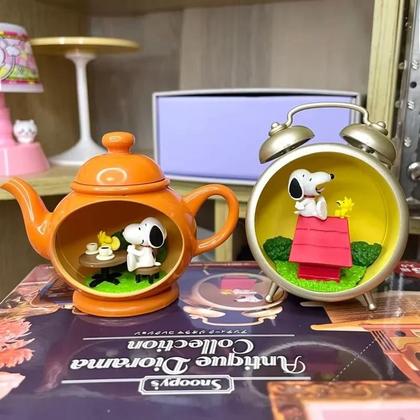 Miniaturas Antigas Snoopy Diorama Modelos Brinquedos De Doces ...