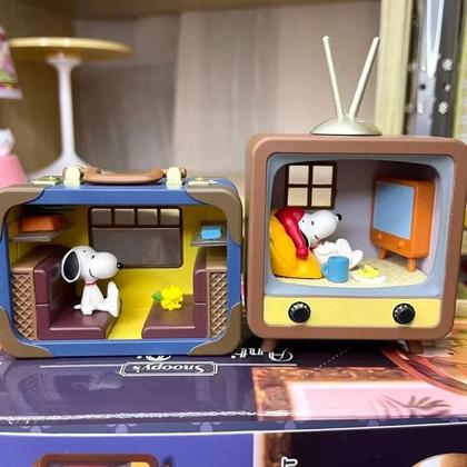 Miniaturas Antigas Snoopy Diorama Modelos Brinquedos De Doces ...