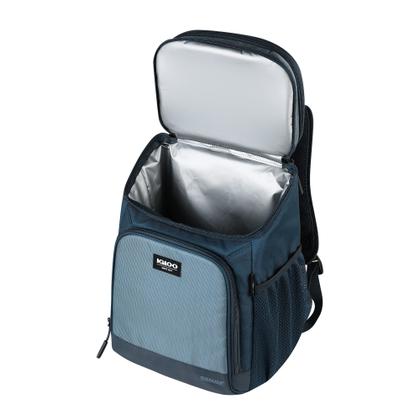 Mochila Igloo Evergreen Blue com capacidade para 18 latas - Compressa e ...