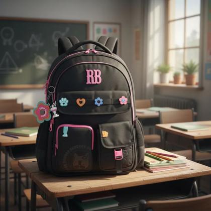 Mochila Infantil De Costas Rebecca Bonbon Flower Power - - LUXCEL ...