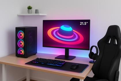 Monitor 21,5 Polegadas Fox Led Full HD Hdmi Vga Vesa 2ms Bivolt - Fox Racer - Monitor para PC ...