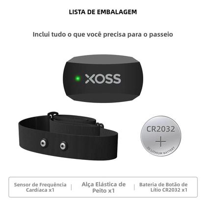 Monitor De Frequência Cardíaca Sem Fio Bluetooth ANT+ Com Cinta ...