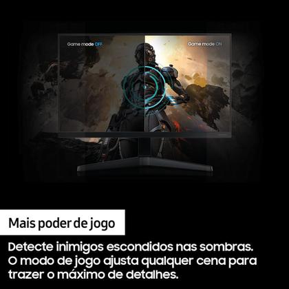 Monitor Gamer Samsung T350 24” FHD, Tela Plana, 75Hz, 5ms, HDMI ...