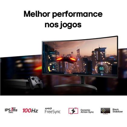 Monitor LG 29 UltraWide 29WQ500B Tela IPS, Full HD, 1ms MBR, 100Hz, AMD ...