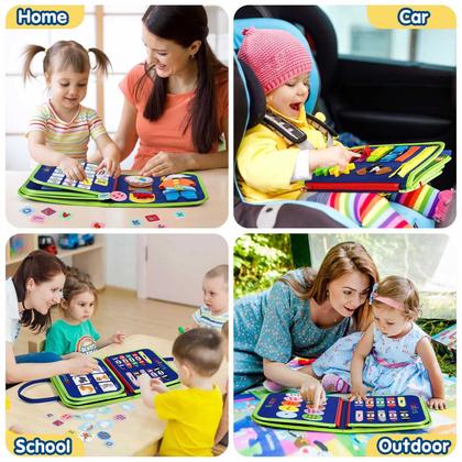 Montessori Toddler Busy Board Winblo para menino de 1 a 3 anos ...