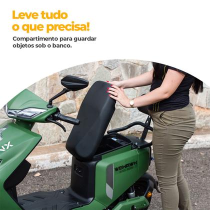 Moto elétrica TNX 100w 40km de autonomia - wehawk - Eletrificador Rural ...