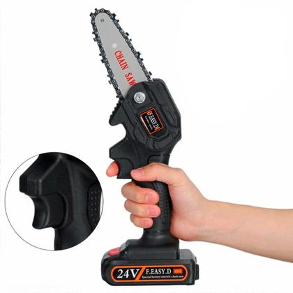 Motosserra Moto Serra Elétrica Portátil Mini Serra A Bateria - BELLATOR ...