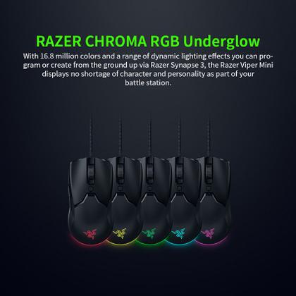 Mouse para jogos Razer Viper Mini Ambidextro 8500DPI RGB 61g - Omkarsy ...