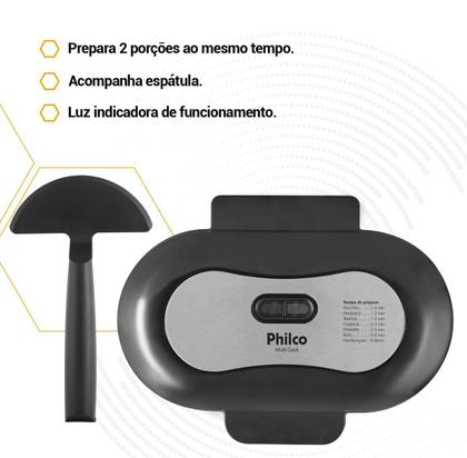 Multi Cook Philco 850W Sem Óleo Maxx Clean - Grill - Magazine Luiza