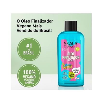 Óleo Capilar Skala Finalizador 5 em 1 Mais Cachos 90ml - Óleo Capilar ...