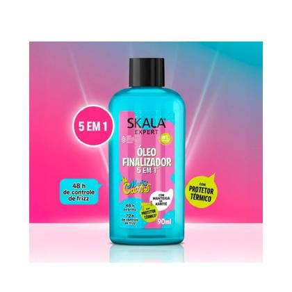 Óleo Capilar Skala Finalizador 5 em 1 Mais Cachos 90ml - Óleo Capilar ...