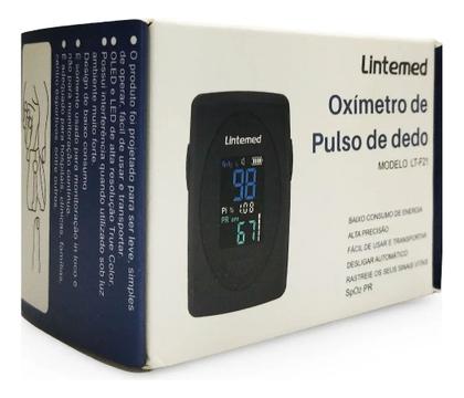 Oxímetro De Pulso Para Dedo Lintemed Modelo Lt-f21 Supermedy - Oxímetro ...