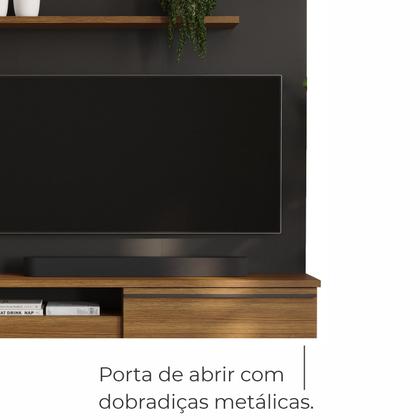 Painel de TV 55 Polegadas Petra Com LED e Espelho Babus - Painel para ...