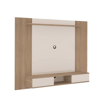 Painel Ripado para TV até 75 Polegadas MDF 176cmx135cm 2 Portas de ...