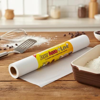 Papel Antiaderente Assa Leve 40cmx20m Massa Pão Kit 2 Un Cozinha ...