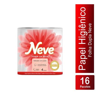 Papel Higiênico Folha Dupla 30m Fardo16x4 Neve - Papel Higiênico ...