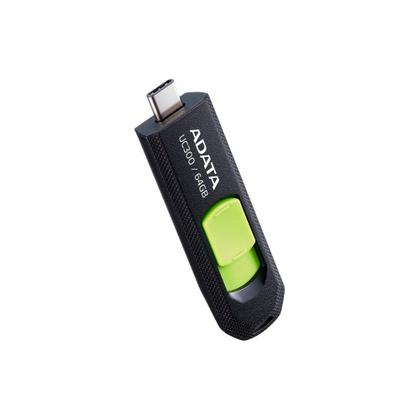 Pen Drive 64GB ADATA UC300, USB 3.2, OTG, Dual Conector, Retrátil ...