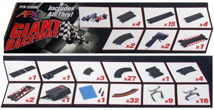 Pista De Autorama afx Giant Set Profissional Com Carros - AFX Racing ...