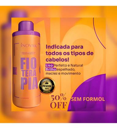 Progressiva Fio Sem Formol Terapia Alisamento Premium 1 Litro - INOVAK ...