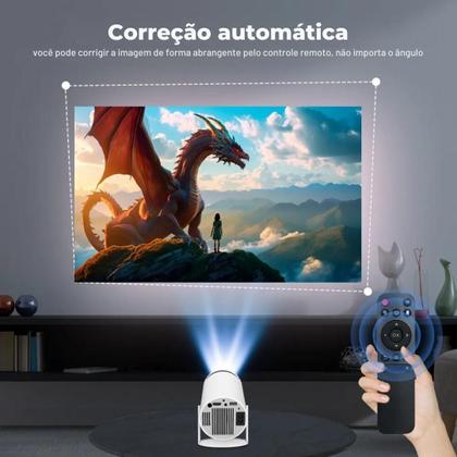 Projetor Portátil inteligente Smart 4K Hy300 Versão atualizada 2025 ...