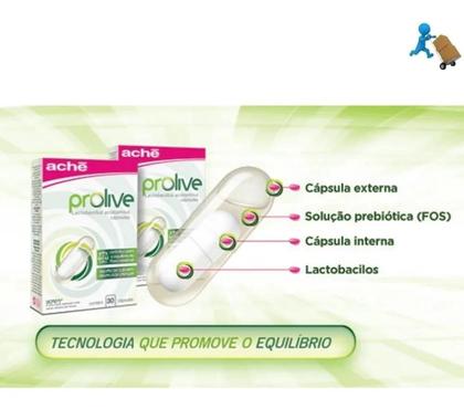 Prolive Suplemento Alimentar Probiótico 30 Cápsulas Sem Sabor - sem ...