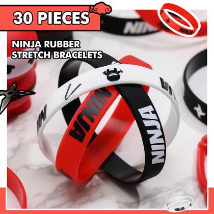 Pulseiras de silicone Deekin Ninja Samurai 30 unidades - Apito ...