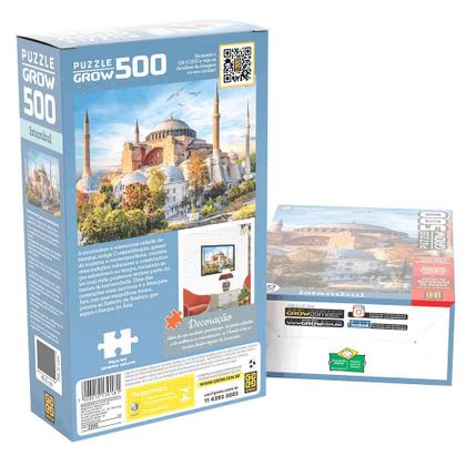 Quebra-Cabeça Paisagem Istambul 500 Peças Grow - Quebra Cabeça de 101 ...