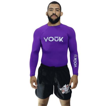 Rash Guard Jiu Jitsu Vouk Roxa - Rash Guard - Magazine Luiza