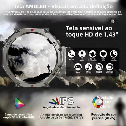 Relógio Inteligente Esportivo Amazfit T-rex 3 Com GPS, Resistência À ...