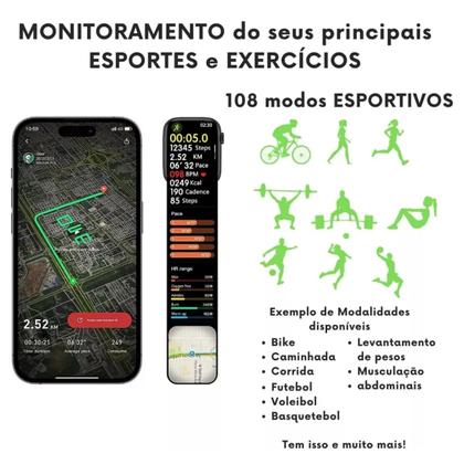 Relogio Smartwatch Ultra 3 Ai Android Chip 5g Câmera Wifi Gps Nfc ...