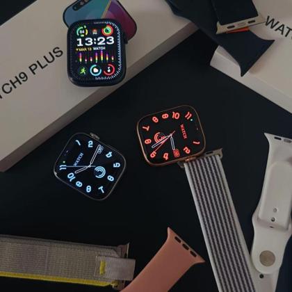 Relógio Watch 9 Wearmax OS W99+ Plus super Amoled prova d'água Micro Os ...