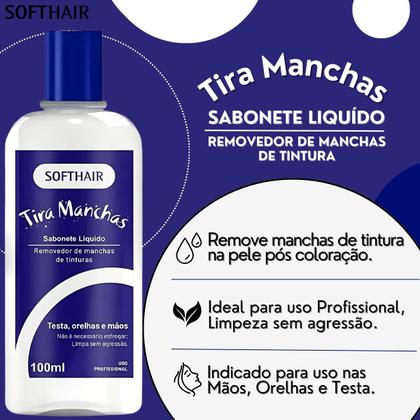 Sabonete Liquido Tira Manchas Soft Hair Pele E Mãos Removedor De ...