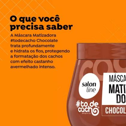 Salon Line Mascara Matizadora Chocolate ToDeCacho 300g - Matizador ...