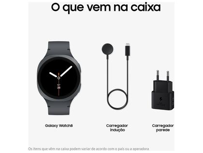 Samsung Galaxy Watch8 Smartwatch 44mm BT, Galaxy AI, Tela em Cristal de ...