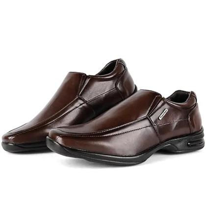 Sapato Social Casual Masculino Homem Confort Preto Ortopédico Calce ...