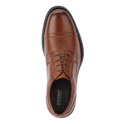 Sapato Social Oxford Masculino DOCKERS Garfield, Marrom Claro, Largura ...