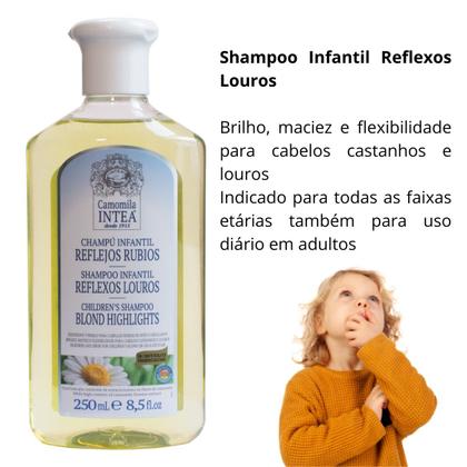 Shampoo Camomila Intea Reflexos Louros Infantil 250 ml - Shampoo ...