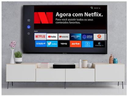 Smart TV 50” 4K DLED Vizzion LE50UHD20 - IPS Wi-Fi 3 HDMI 2 USB - Smart ...