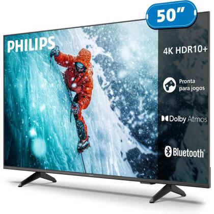 Smart TV 50 4K LED 50PUG7300/78 Wi-Fi Titan OS Philips - TV 4K Ultra HD ...