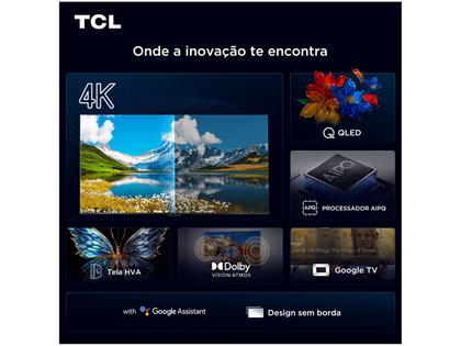 Smart TV 50" TCL 4K UHD QLED 50P7K Google TV AiPQ Google Assistente 3 ...