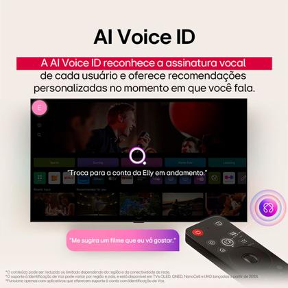Smart Tv LG 55" QNED 4K Ultra HD WebOS 25 AI Magic Alexa Bivolt ...