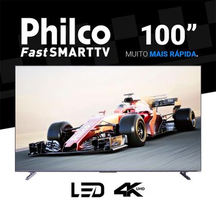 Smart TV Philco 100 Polegadas TV P100SGA 4K UHD QLED 120 Hz Dolby ...