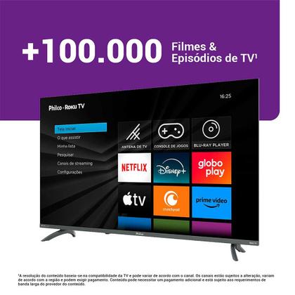 Smart TV Philco 43 Polegadas PTV43VA4REGB Full HD LED Dolby Audio Roku TV - TVs - Magazine Luiza