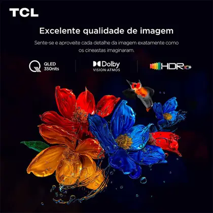 Smart TV TCL 65 Polegadas 65P7K 4K UHD QLED Google Tv - TV 4K Ultra HD ...