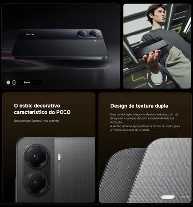 Smartphone Celular Xiaomi POCO X7 PRO 5G 512GB 12GB NFC tela Amoled 120 ...
