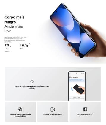 Smartphone Celular Xiaomi Redmi Note 15 256GB 8GB Lançamento 2026 ...