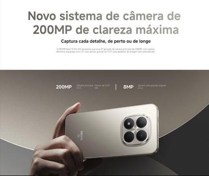 Smartphone Celular Xiaomi Redmi Note 15 Pro 5G Lançamento 512GB 8GB ...