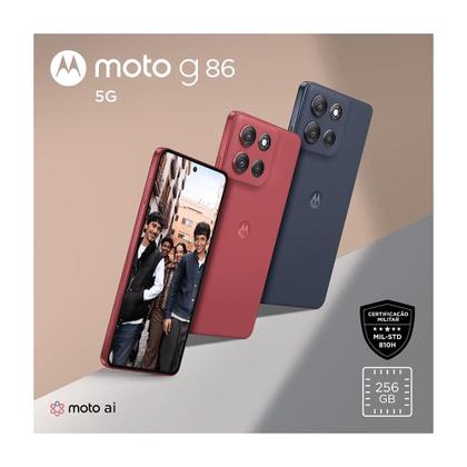 Smartphone Motorola Moto g86 5G com Moto Buds 256GB 24GB 8GB RAM16GB ...